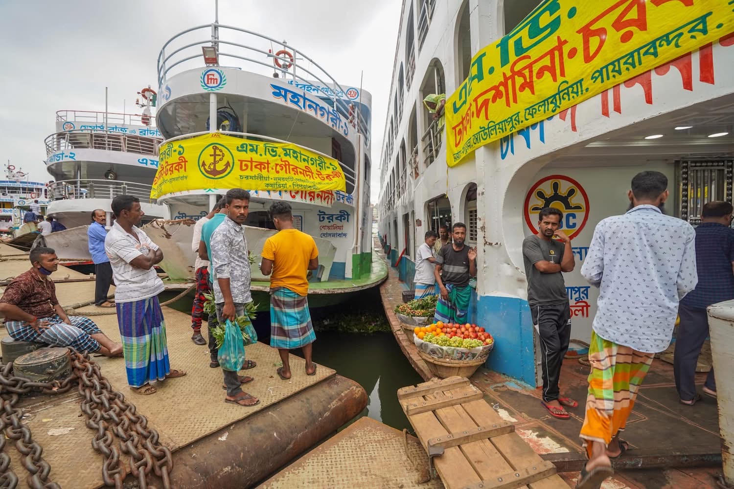 Taking A River Launch Boat From Dhaka To Barisal, Bangladesh.